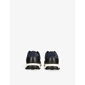 TOD'S Panelled Suede And Mesh Trainers