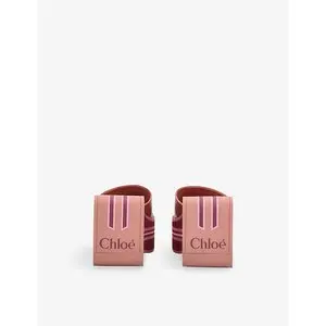 Chloé Swimming Cool Wedge Leather Sandals