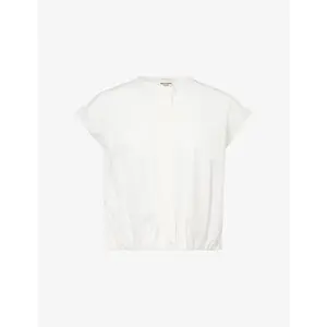Max Mara Sleeveless Cotton Shirt - White