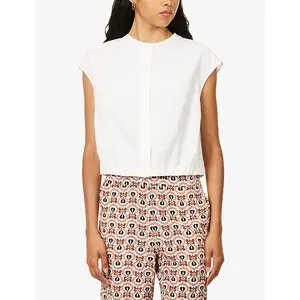 Max Mara Sleeveless Cotton Shirt