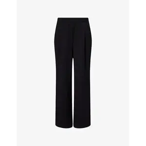 Varley Doublesoft™ The Wide Leg 29.5 Stretch-jersey Trousers - Black