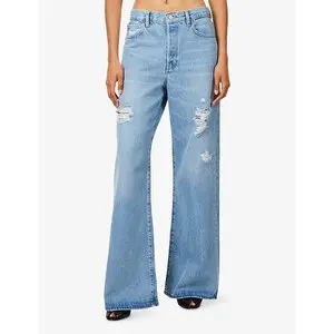 FRAME The Loose Wide-leg Denim Jeans