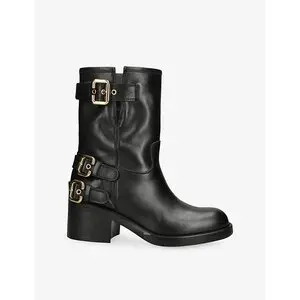 Chloé Dakota Leather Ankle Boots - Black