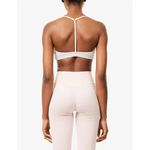 Bo+tee Marl Longing V-neck Sports Bra