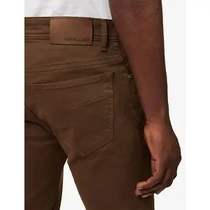 Corneliani Regular-fit Tapered-leg Cotton Chino Trousers