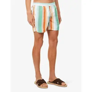 ARRELS BARCELONA Beach Stripe Printed Swim Shorts