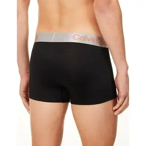 Calvin Klein Brushed Logo-waistband Pack-of-three Trunks