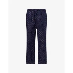 Derek Rose Nelson Printed Cotton Lounge Trousers