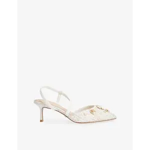 DUNE Dyana Flower Boucle Woven Courts - Multi Fabric