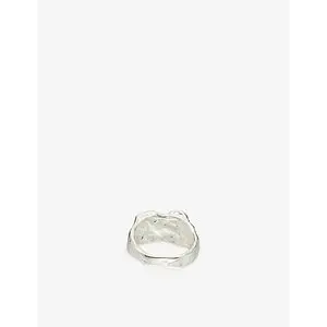 SIMUERO Sterling Topaz And Cubic Zirconia Ring