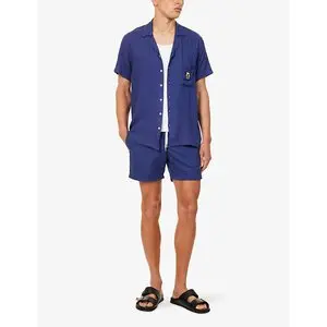 ARRELS BARCELONA Small-cat Embroidered Swim Shorts