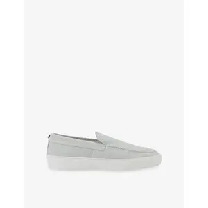 Steve Madden Leyton Suede Loafers - White