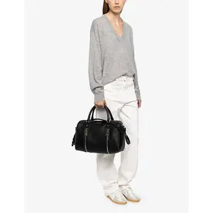 Zadig&Voltaire Sunny Medium Leather Bowling Bag