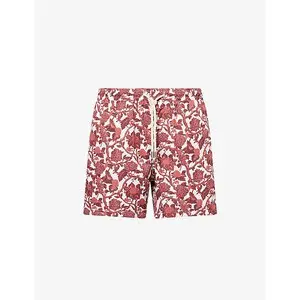 ARRELS BARCELONA Kabak Printed Swim Shorts - Red