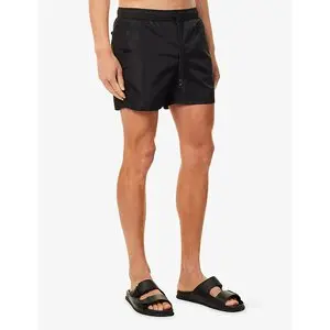 Moncler Brand Badge Swim Shorts