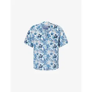 Vilebrequin Charli Floral-print Woven Shirt - Blanc