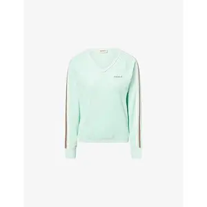 ADANOLA Terry Towel Cotton Sweatshirt