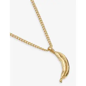 SIMUERO Plátano 18ct Yellow Plated Brass Necklace