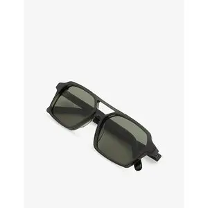 RETROSUPERFUTURE Maison Margiela Lunettes 7 Vertes Irregular-frame Sunglasses