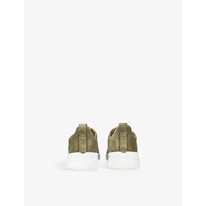 Zegna Triple Stitch Suede Trainers
