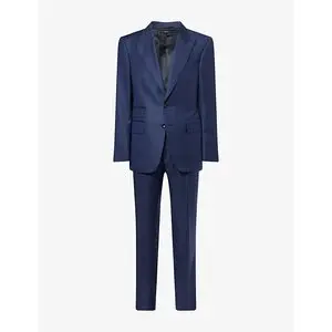 TOM FORD Shelton Single-breasted Wool Suit - Navy