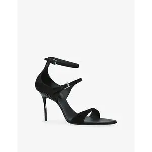 AZZEDINE ALAIA Drop Strappy 90 Leather Sandals