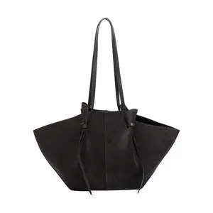 Yuzefi Large Suede Mochi Shoulder Bag - Brown