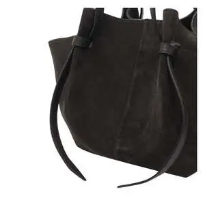 Yuzefi Suede Mochi Shoulder Bag - Brown