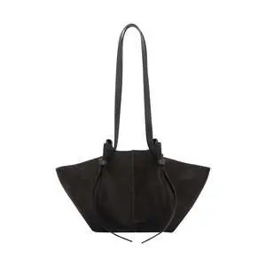 Yuzefi Suede Mochi Shoulder Bag - Brown