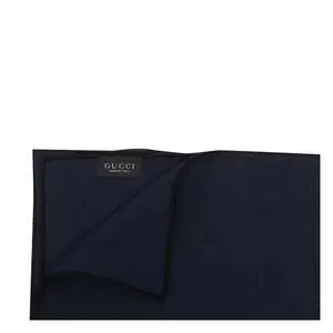 Gucci Gg Wool Silk Jacquard Pocket Square