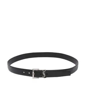 Saint Laurent Cassandre Belt - Black