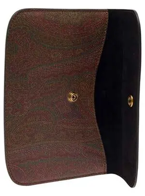 Etro Printed Leather Wallet