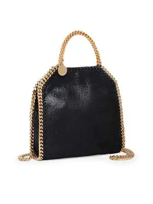 Stella McCartney Tiny Falabella Shaggy Deer Bag - Black