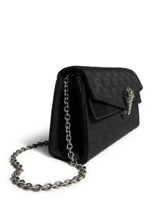 Gucci Dionysus Small Shoulder Bag In Gg Canvas
