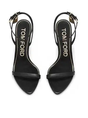 TOM FORD Pointed-toe Padlock Stiletto Sandal