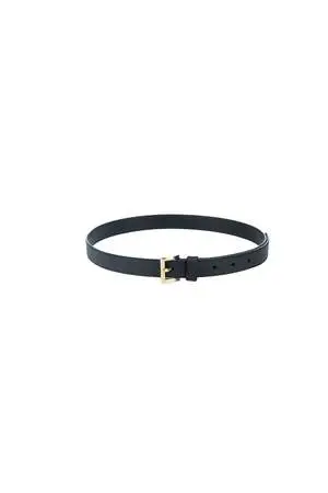 Prada Leather Belt With Gold Tone Buckle - Multicolor