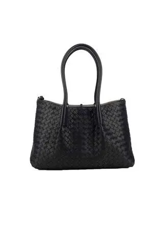 Bottega Veneta Woven Leather Shopper Bag - Multicolor