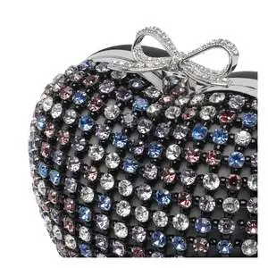 SELF-PORTRAIT Crystal Heart Clutch