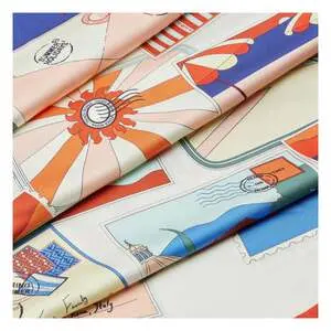 Fendi Postcards Motif Foulard - Multicolor