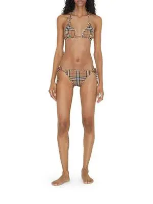 Burberry Vintage Check Triangle Bikini