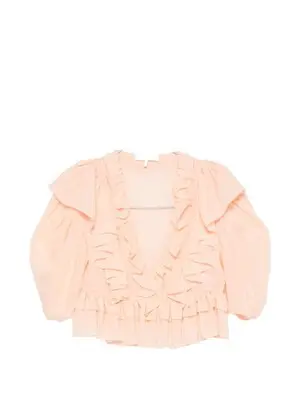 Chloé Silk Top - Pink