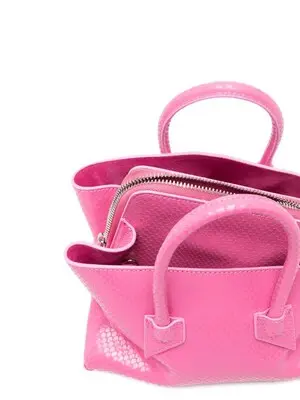 Attico La Passeggiata Mini Leather Shoulder Bag