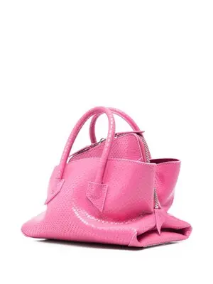 Attico La Passeggiata Mini Leather Shoulder Bag