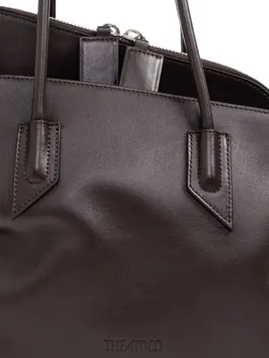 Attico La Passeggiata Medium Leather Shoulder Bag