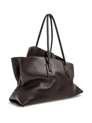 Attico La Passeggiata Medium Leather Shoulder Bag