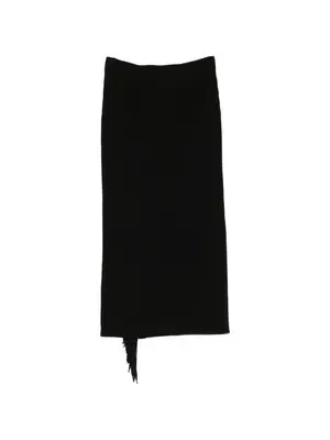 Emporio Armani Fringed Midi Skirt