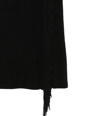 Emporio Armani Fringed Midi Skirt