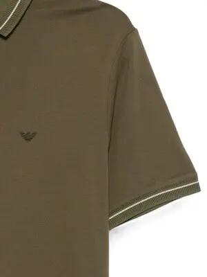 Emporio Armani Logo Cotton Polo Shirt