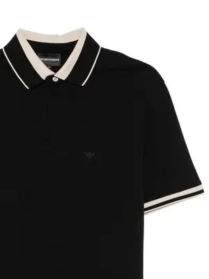 Emporio Armani Logo Cotton Polo Shirt
