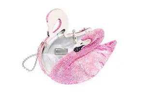Judith Leiber Flamingo Crystal Clutch